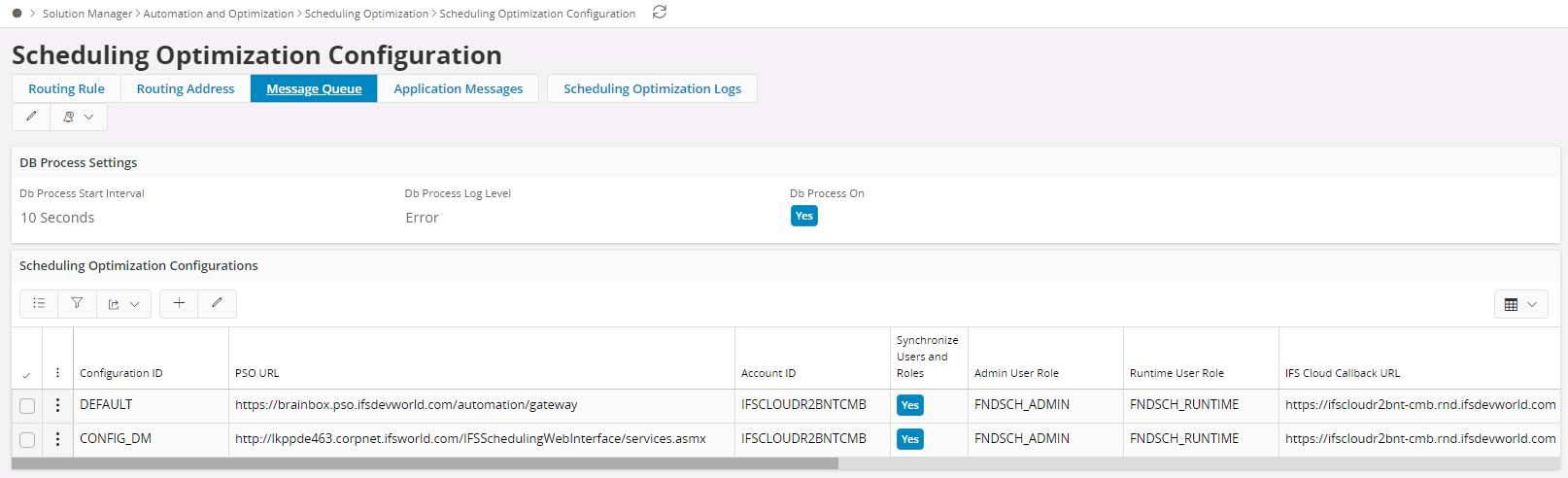 Service Scheduling Integration - Technical Documentation For IFS Cloud
